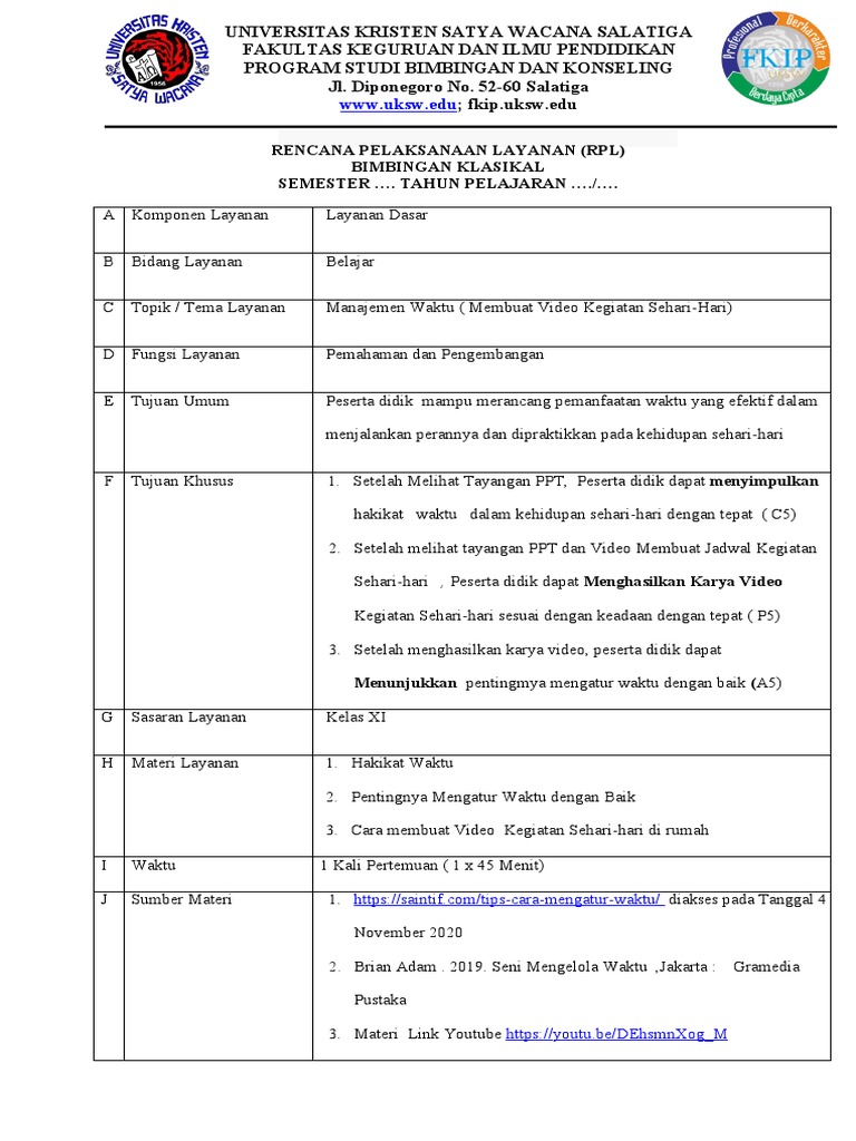 CONTOH - RPL KLASIKAL - Fix | PDF