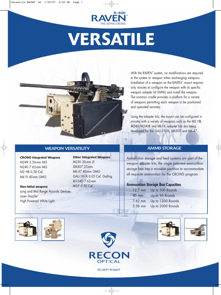 Raven 4 | PDF | Humvee | Tools