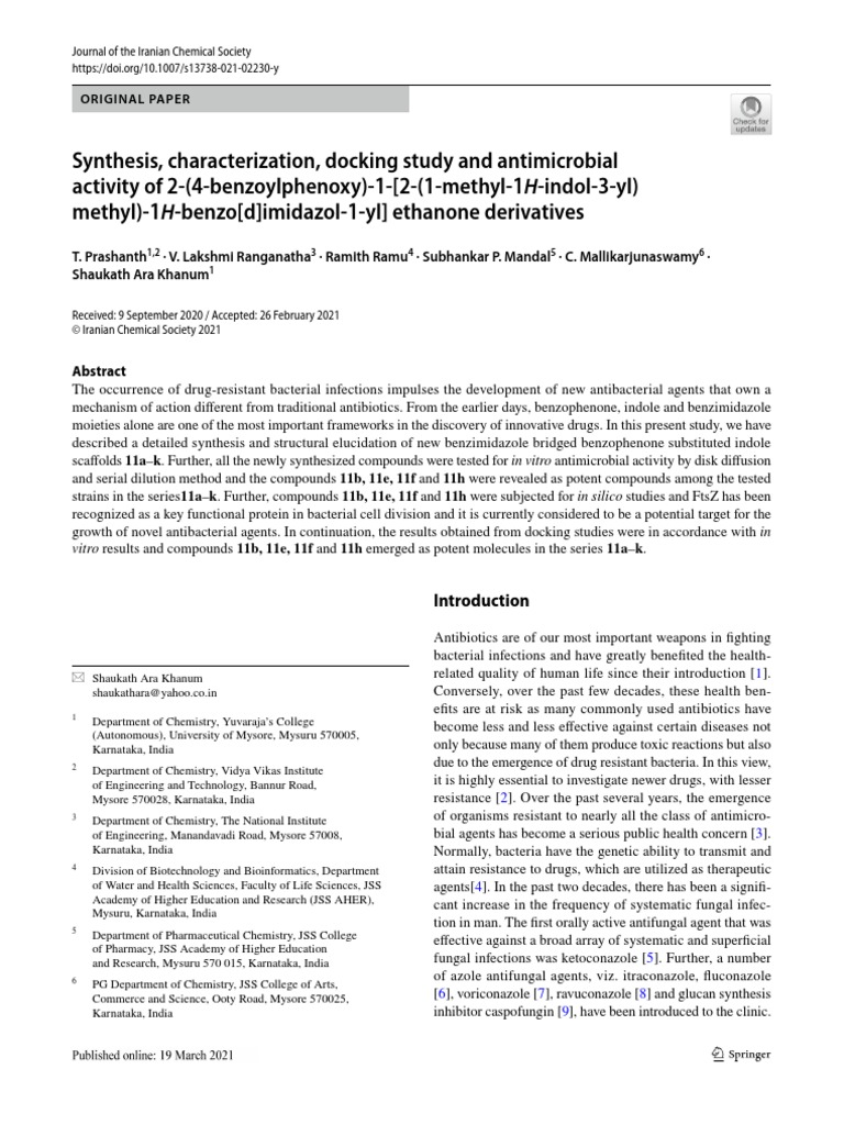 Prashant H 2021 | PDF | Thin Layer Chromatography | Ethanol