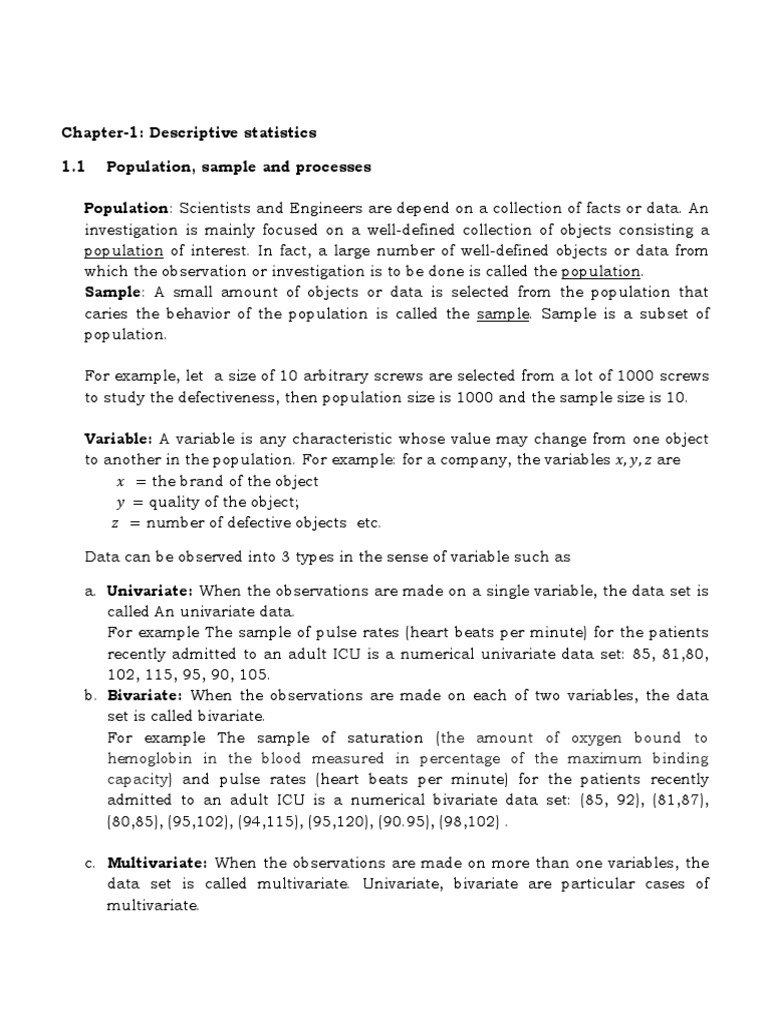 Descriptive Statistics | PDF | Histogram | Descriptive Statistics