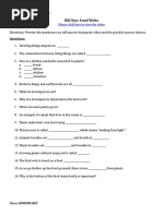 Bill Nye Electricity Video Worksheet | PDF | Electricity | Electron