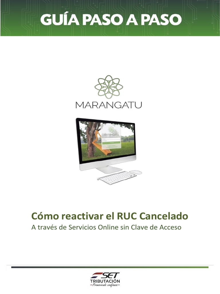 Guía Paso A Paso - Cómo Reactivar El RUC Cancelado | PDF | Impuestos
