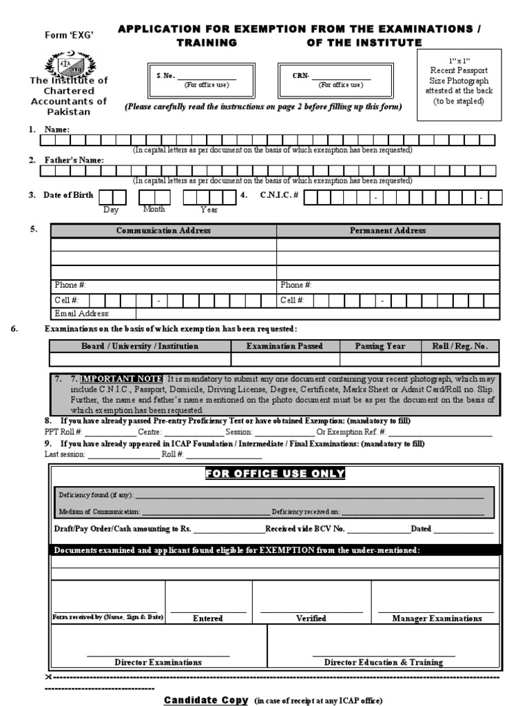 Exemption Form | Download Free PDF | Accountant | Accounting