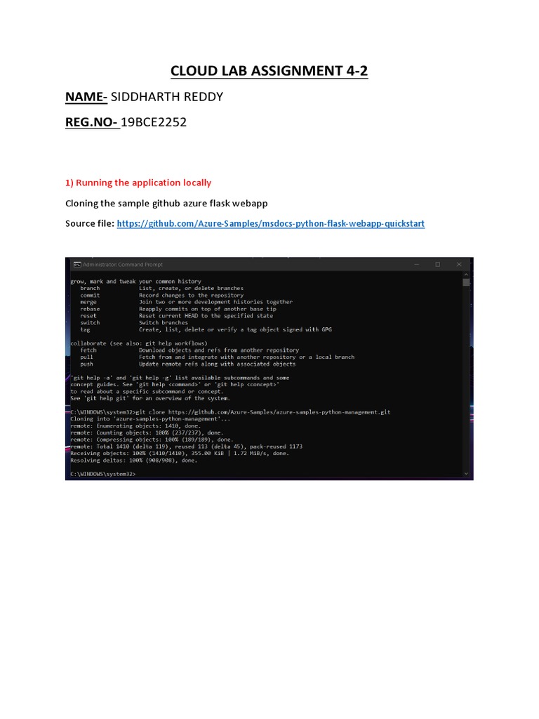 Cloud Lab Assignment 4-2 | PDF