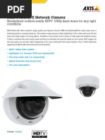 Datasheet Axis p3735 Ple Panoramic Camera en US 443423 | PDF | Camera ...