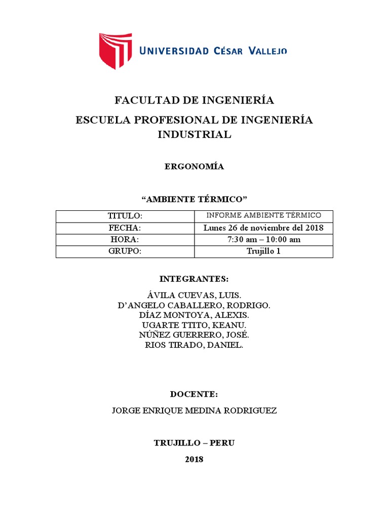 Ambiente Térmico | PDF | Temperatura | Calor
