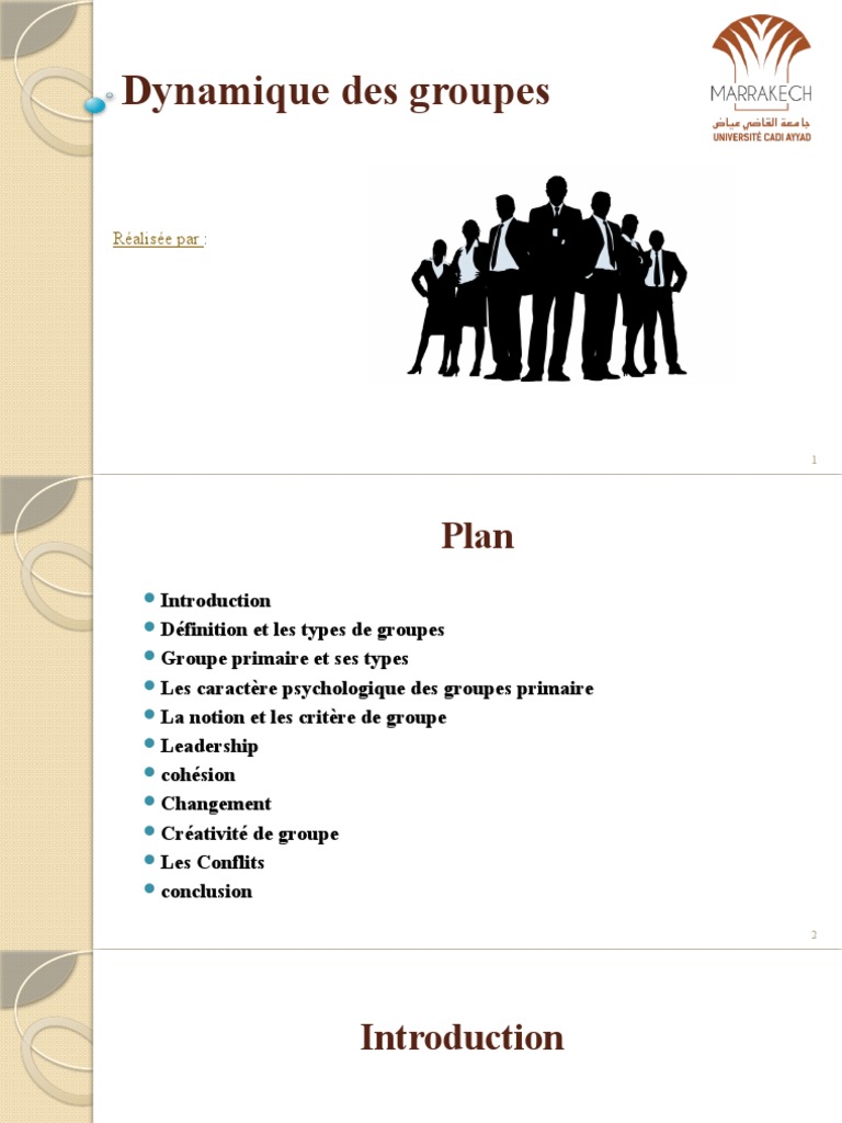 La Dynamique Des Groupes | PDF | Médiation | Négociation