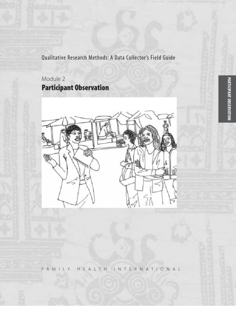 Participant Observation | Observation | Focus Group