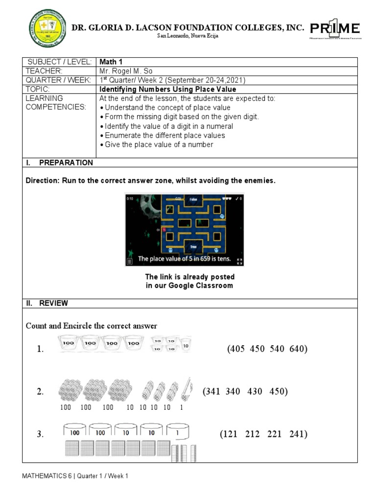 Understanding Place Value in Math 1 | PDF | Numbers | Education Theory