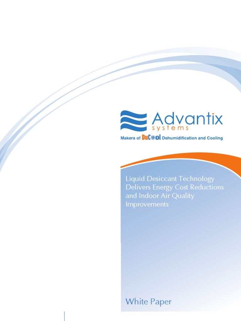 Advantix Systems Whitepaper | PDF | Air Conditioning | Hvac