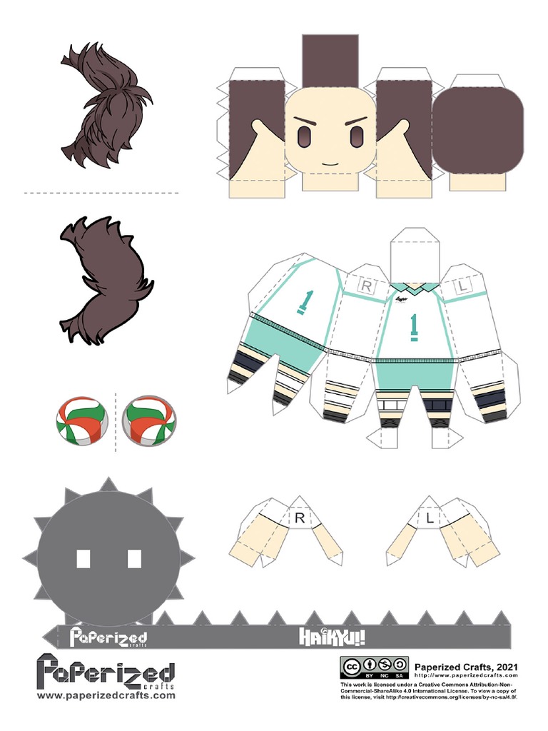 Haikyuu - Toru Oikawa Papercraft | PDF