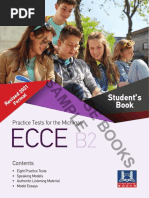 Ecce Sample Test With Model Answers | PDF | Teachers