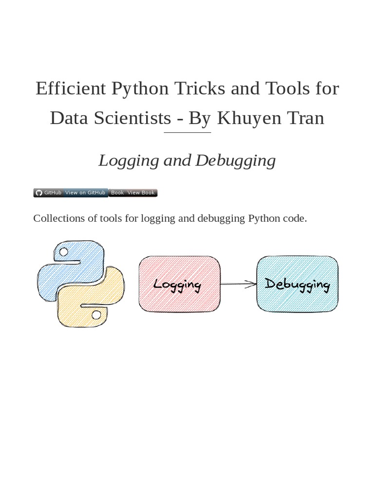 Logging And Debugging Python Tricks Pdf Command Line Interface 0921