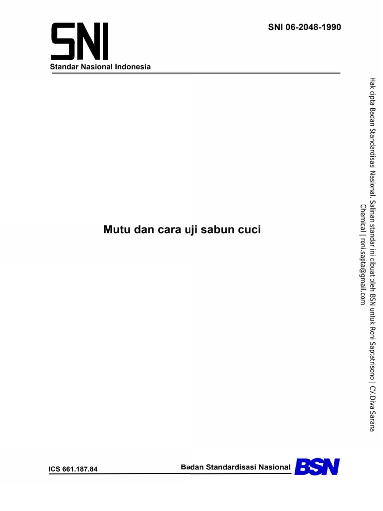 Sni 06-2048-1990 SCP | PDF