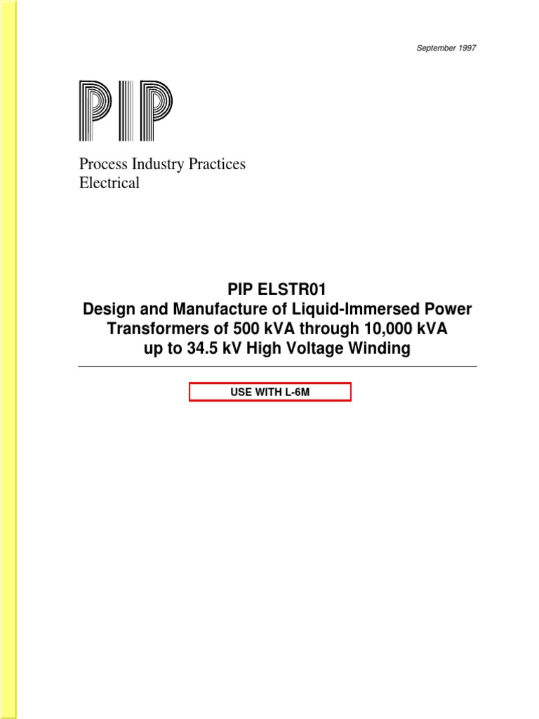 Process Industry Practices Electrical | PDF | Transformer | Fuse ...
