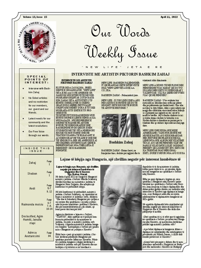 Newsletter Volume 13 Issue 15 | PDF