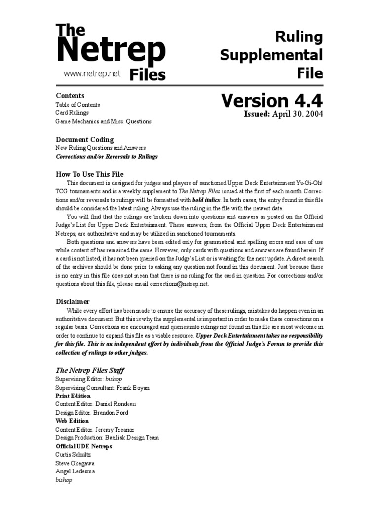 Ude Netrep 4 4 | PDF