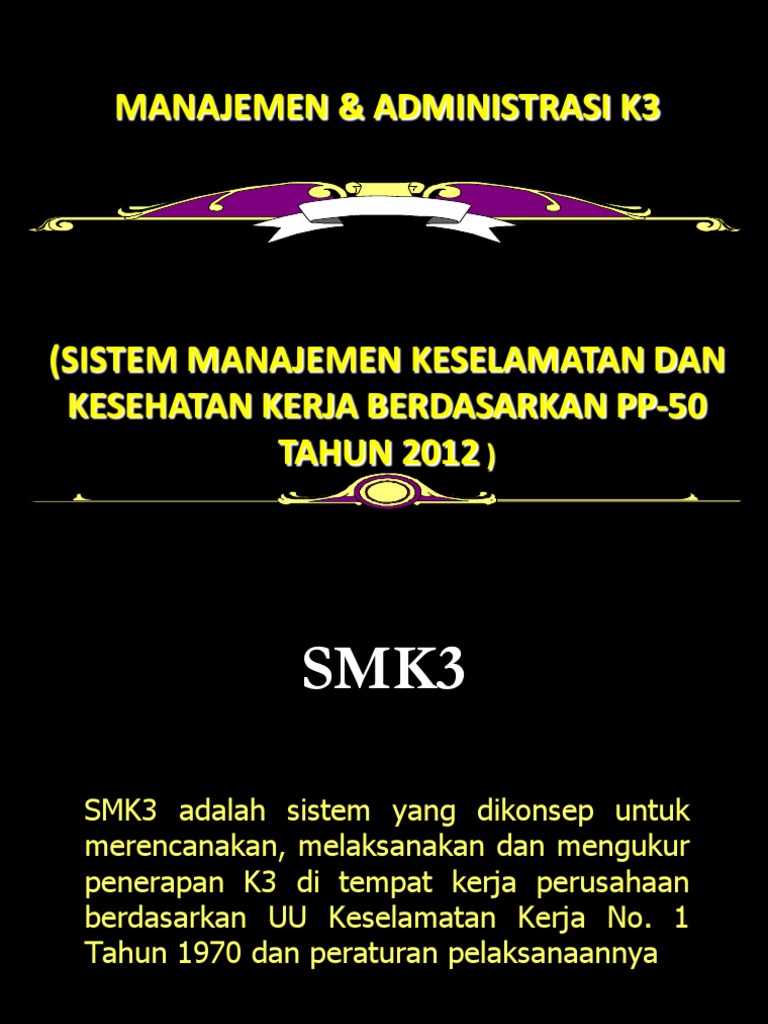 Panduan SMK3 untuk Perusahaan | PDF