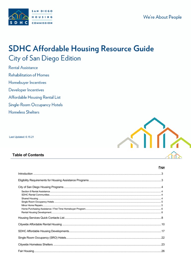 Affordable-Housing-Resource-Guide San Diego | PDF | Section 8 (Housing ...