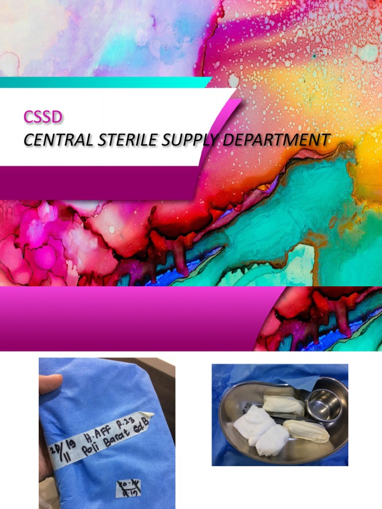 Central Sterile Supply Department | PDF