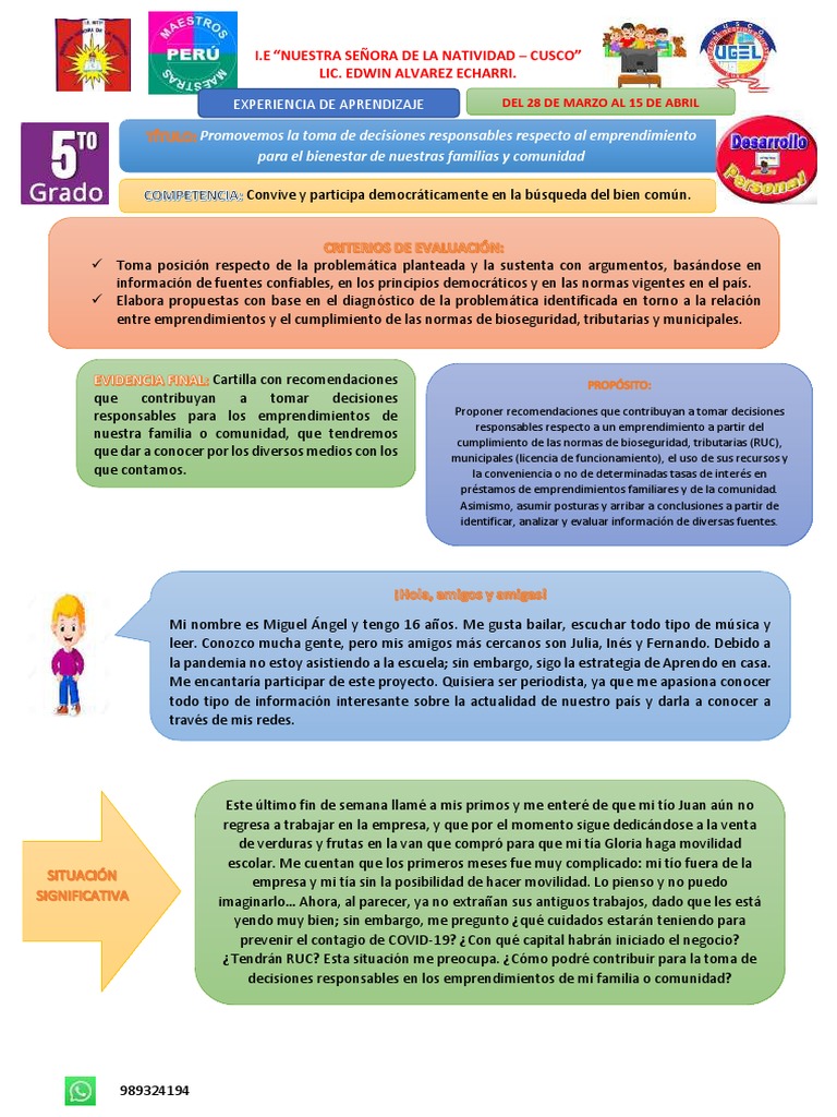 DPCC 5to Experiencia | PDF | Institución | Democracia