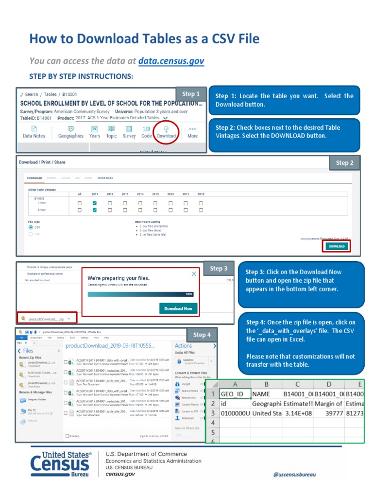 How-To Download A Table As A CSV File | PDF | Button (Computing ...