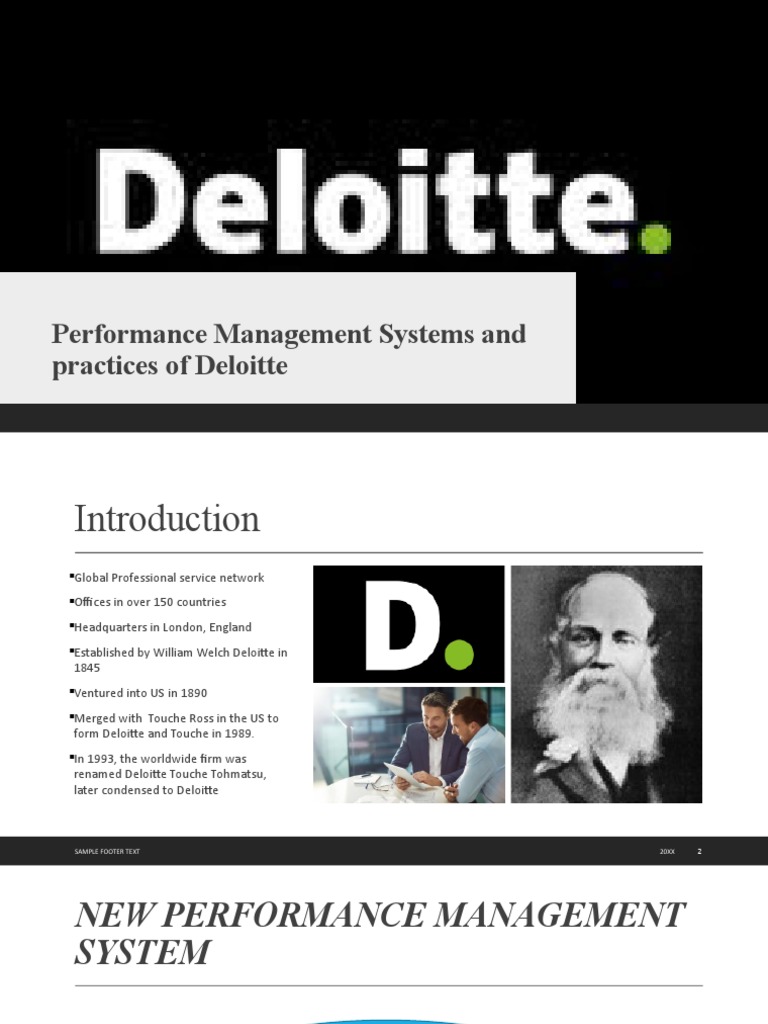 Performance Management Systems and Practices of Deloitte Performance ...