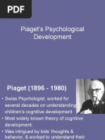 Jean Piaget Lesson Plan | PDF | Cognitive Development | Schema (Psychology)