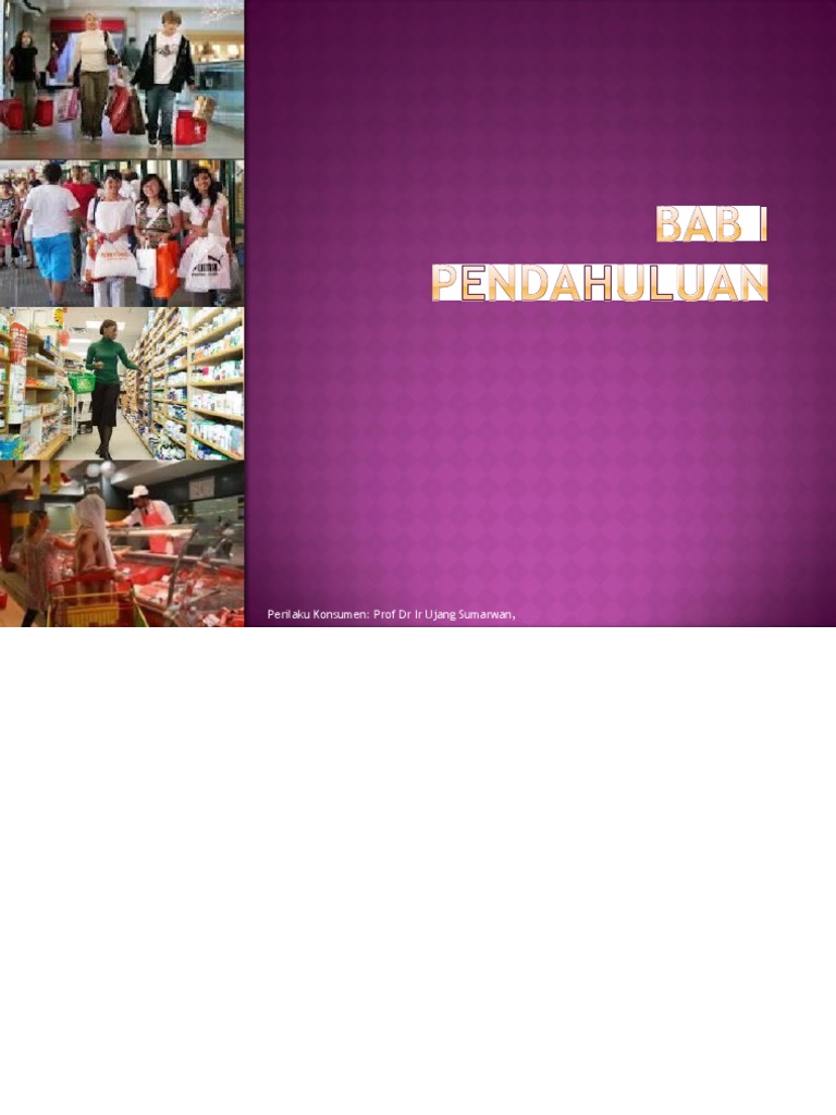 Perilaku Konsumen Prof DR Ir Ujang Sumarwan MSC | PDF | Karier & Perkembangan | Kesehatan Holistik