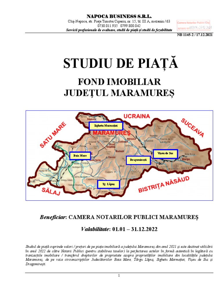 Studiu Piata Imobiliara CNP Maramures 2022 | PDF