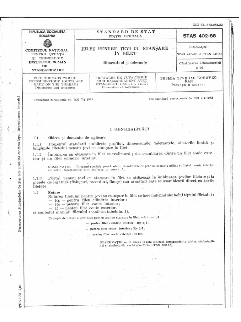 Filete-Stas 402-88 | PDF
