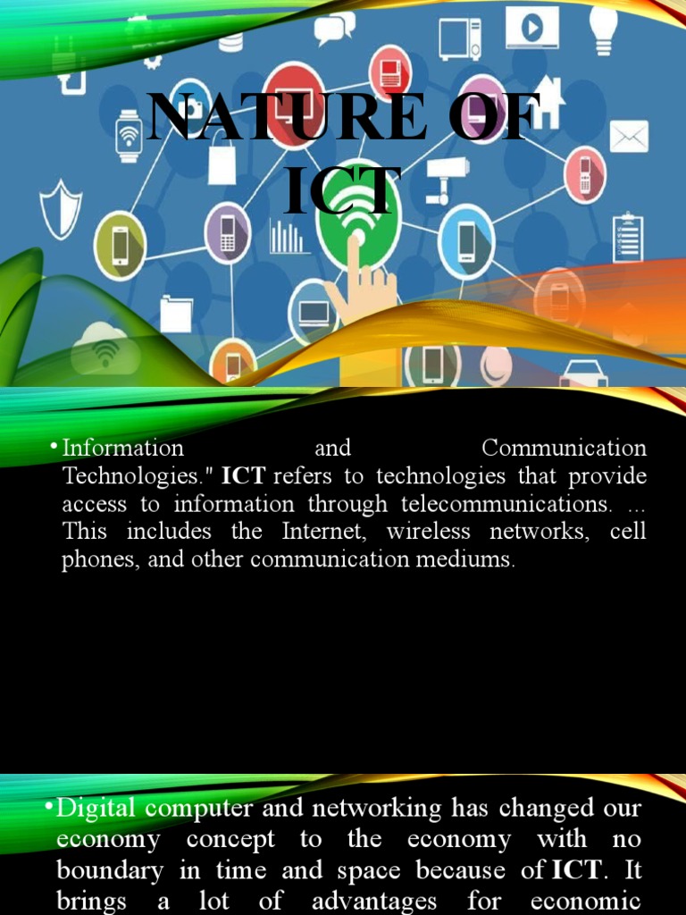 Nature of Ict | PDF | Information And Communications Technology ...