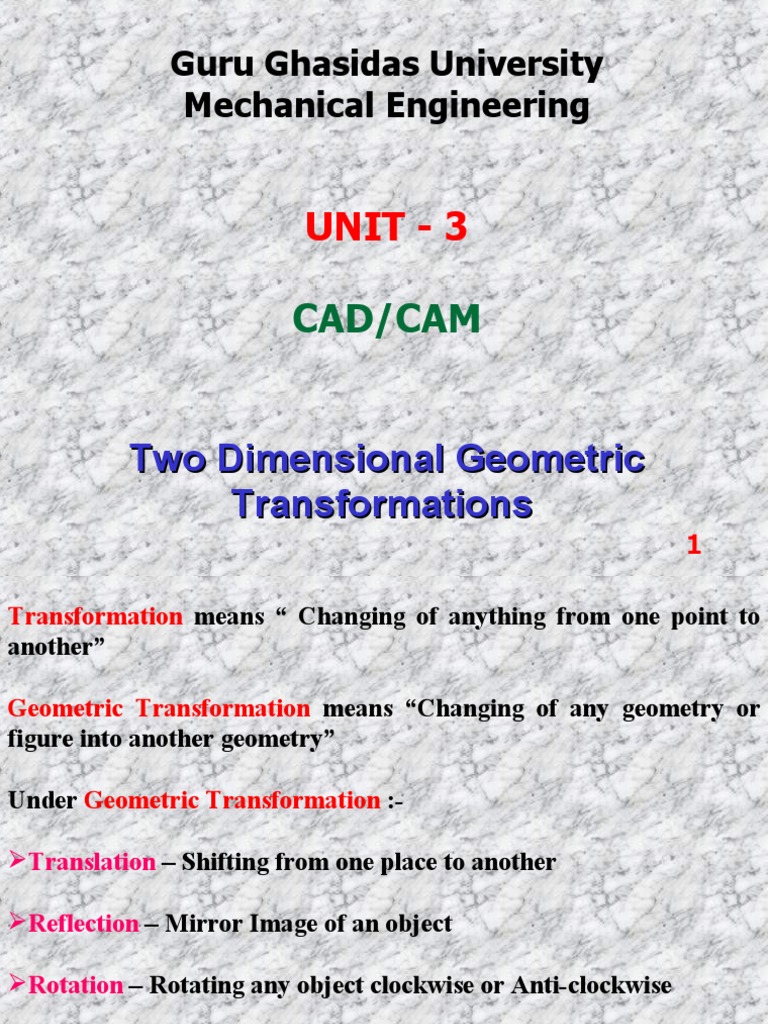 Lec 6 Pdf Cartesian Coordinate System 2 D Computer Graphics