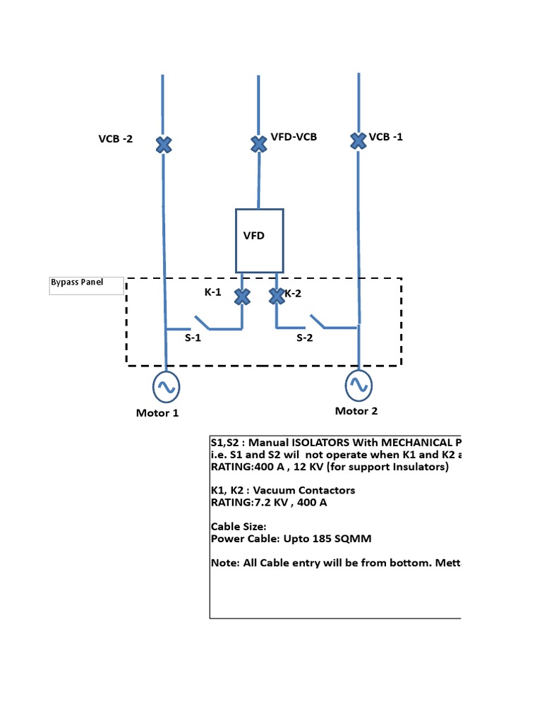 BYPASS PANEL Drawing | PDF | Power Electronics | Electrical Wiring