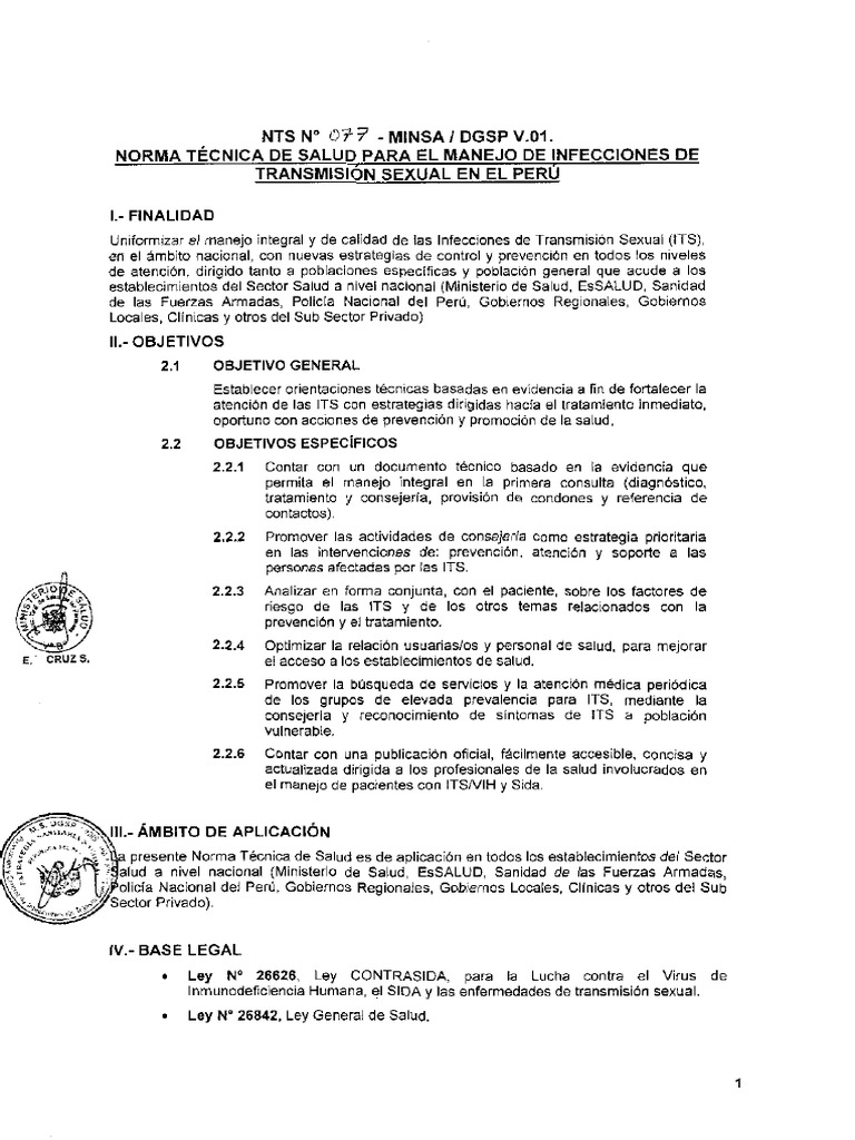 RM 263-2009 Minsa | PDF