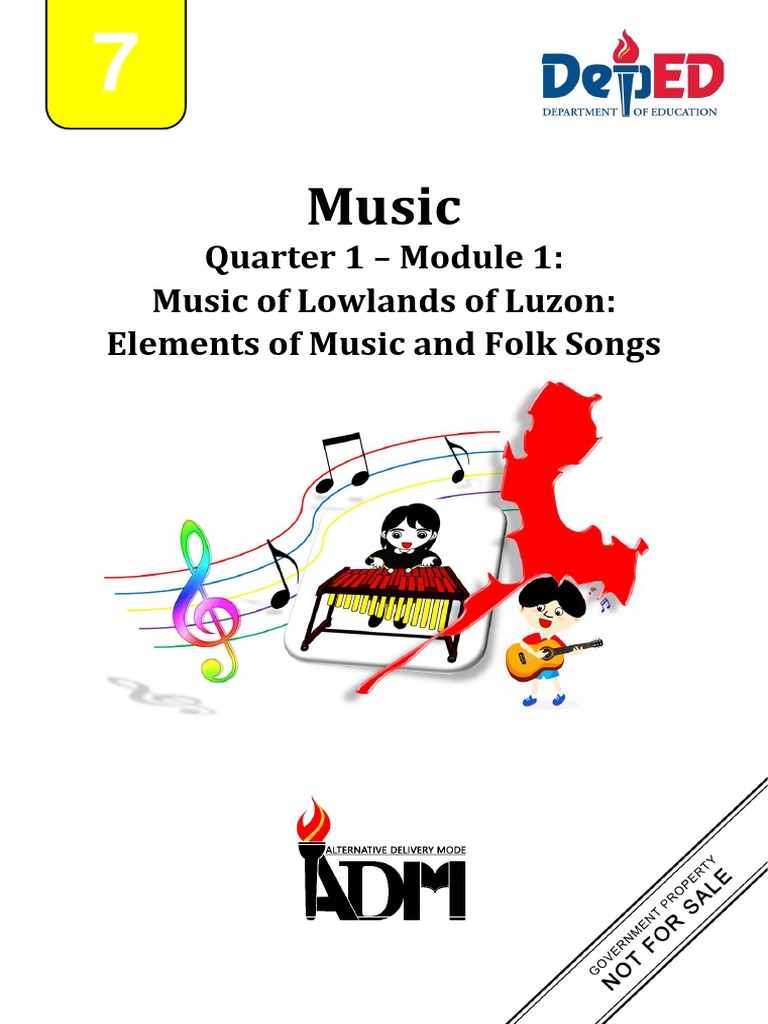 Music 7 Quarter 1 MODULE 1 Week 1 FINAL | PDF | Songs | Melody