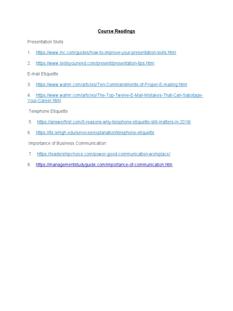 Essential Business Communication Skills | PDF