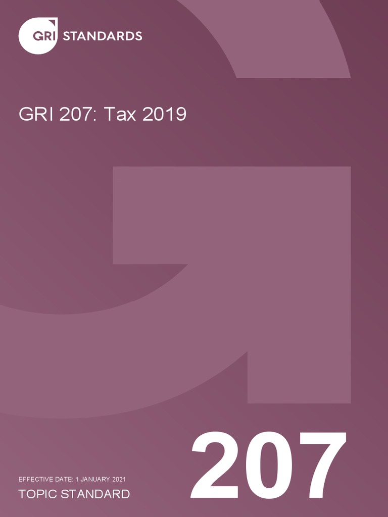 GRI 207 - Tax 2019 | PDF
