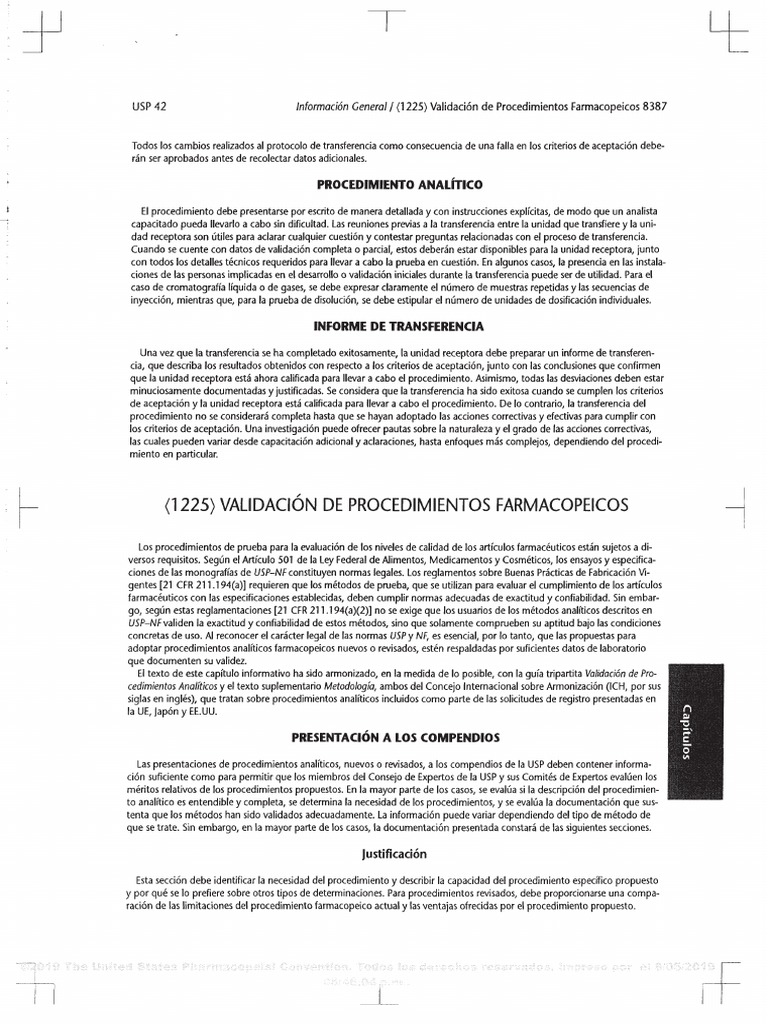 Usp 1225 1226 | PDF