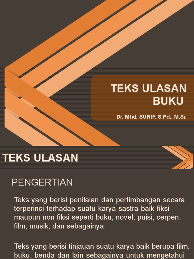 Teks Ulasan Buku | PDF
