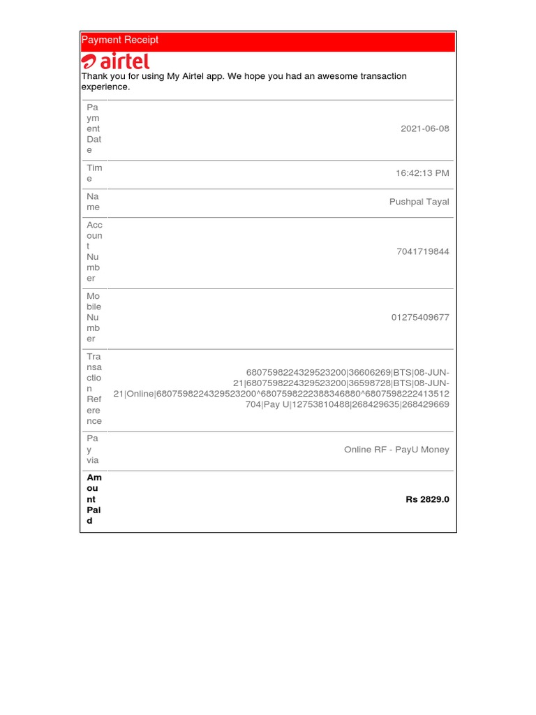 2021 June-Aug WiFi Bill | PDF