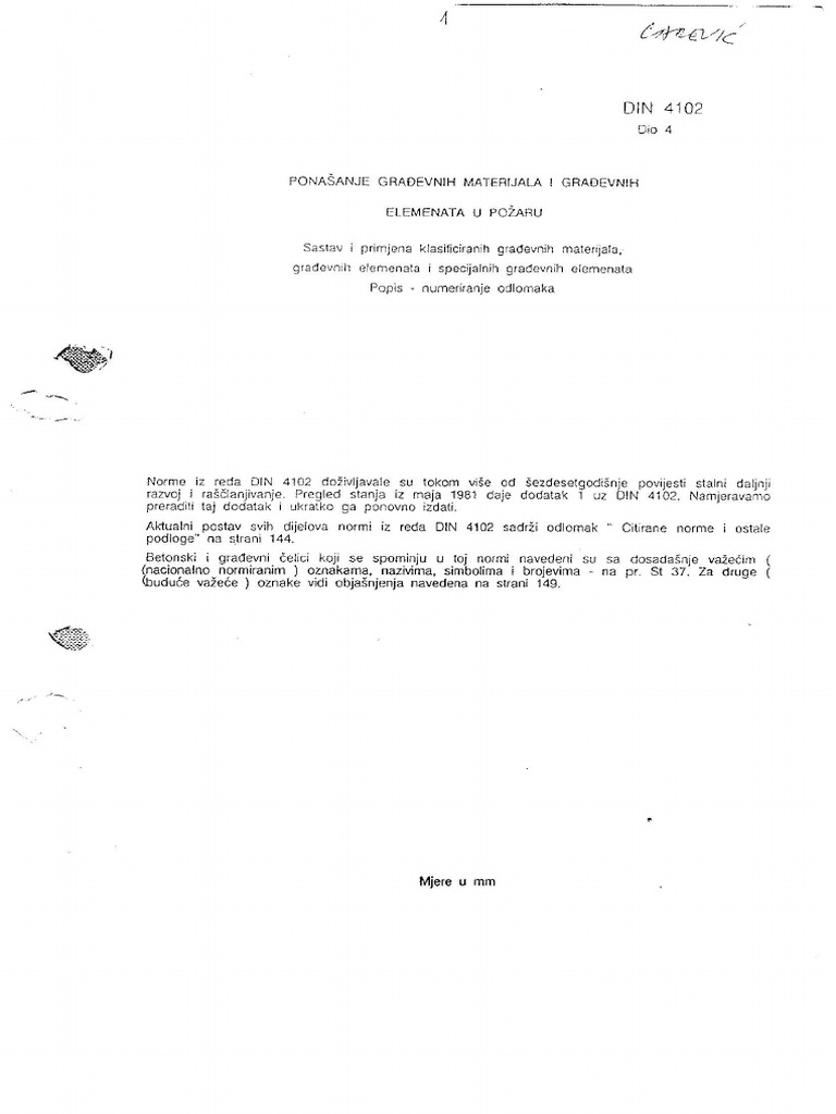 Din 4102 | PDF