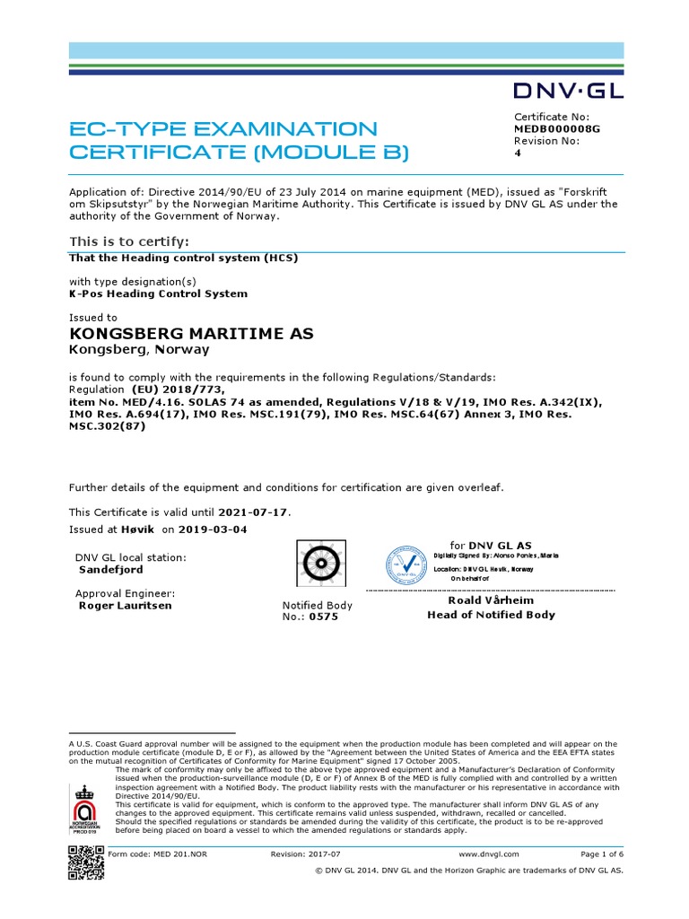 Kongsberg DP Certificate | PDF | Computing | Computer Engineering