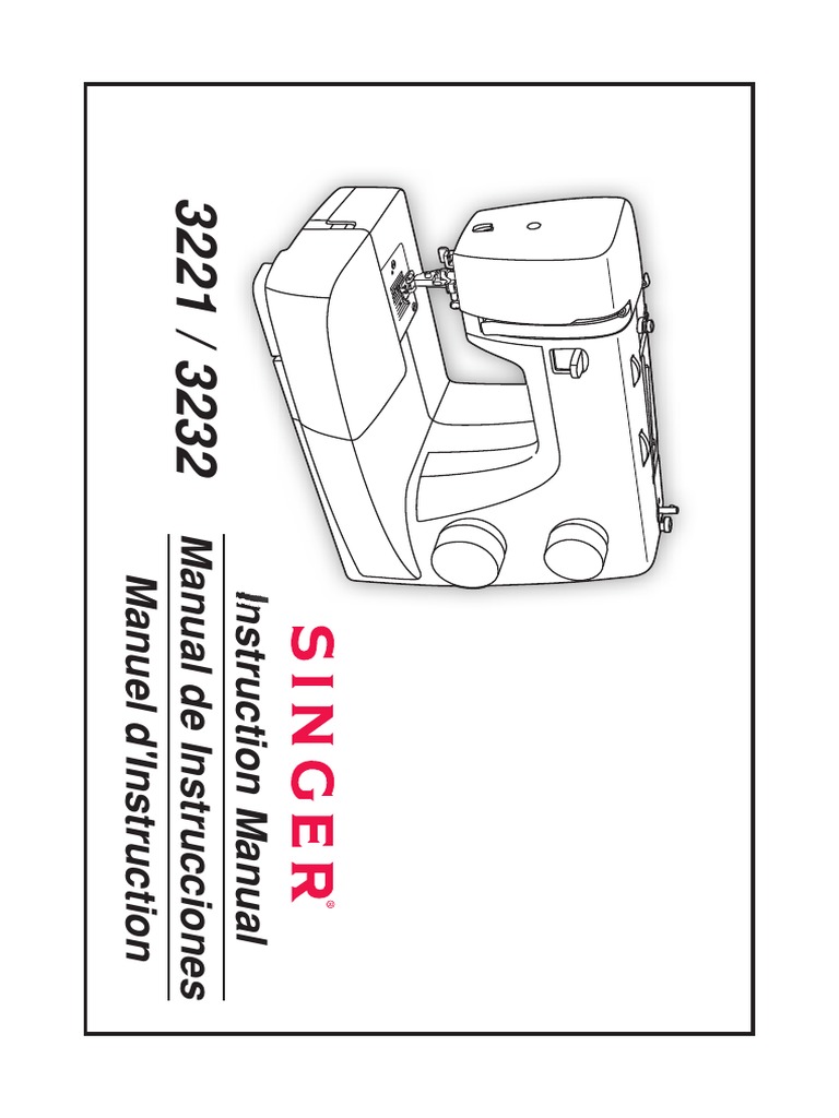 Handleiding Naaimachine Singer 3221 Simple 3232 Simple | PDF