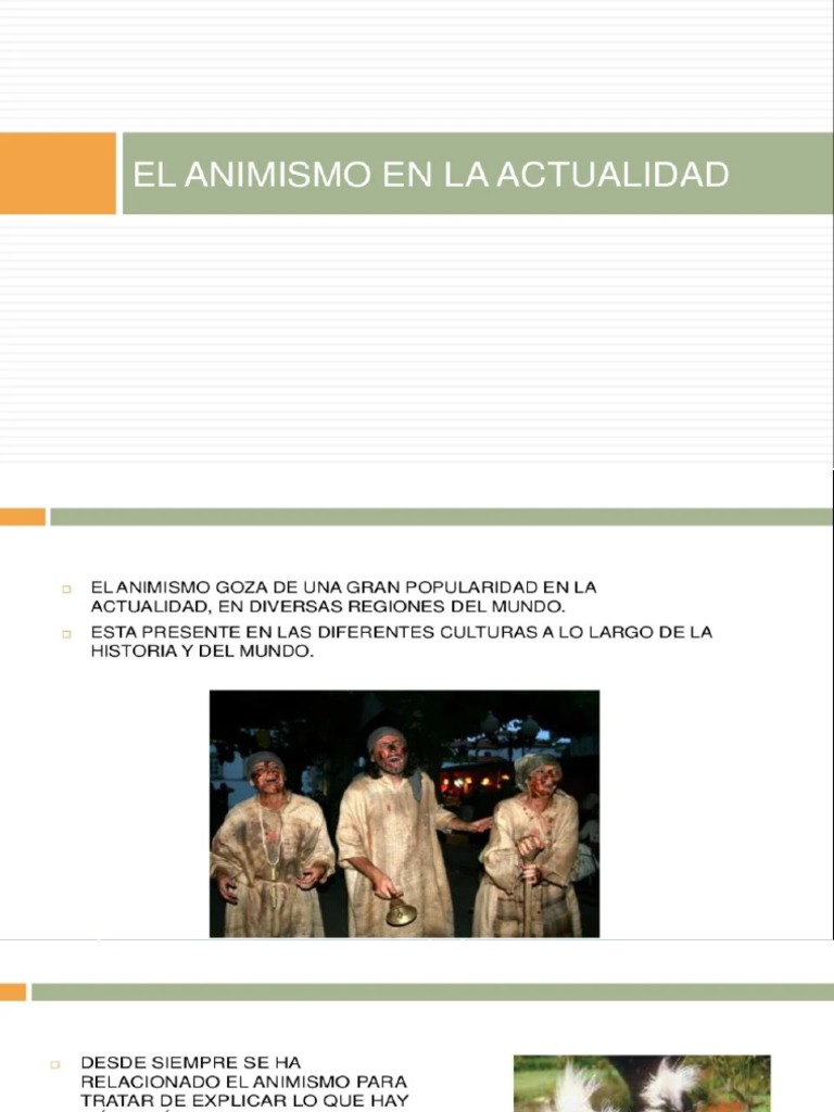 El Animismo en La Actualidad | PDF
