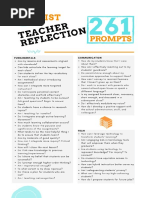 30 Reflective Questions for Teachers | PDF | Teachers | Educational ...