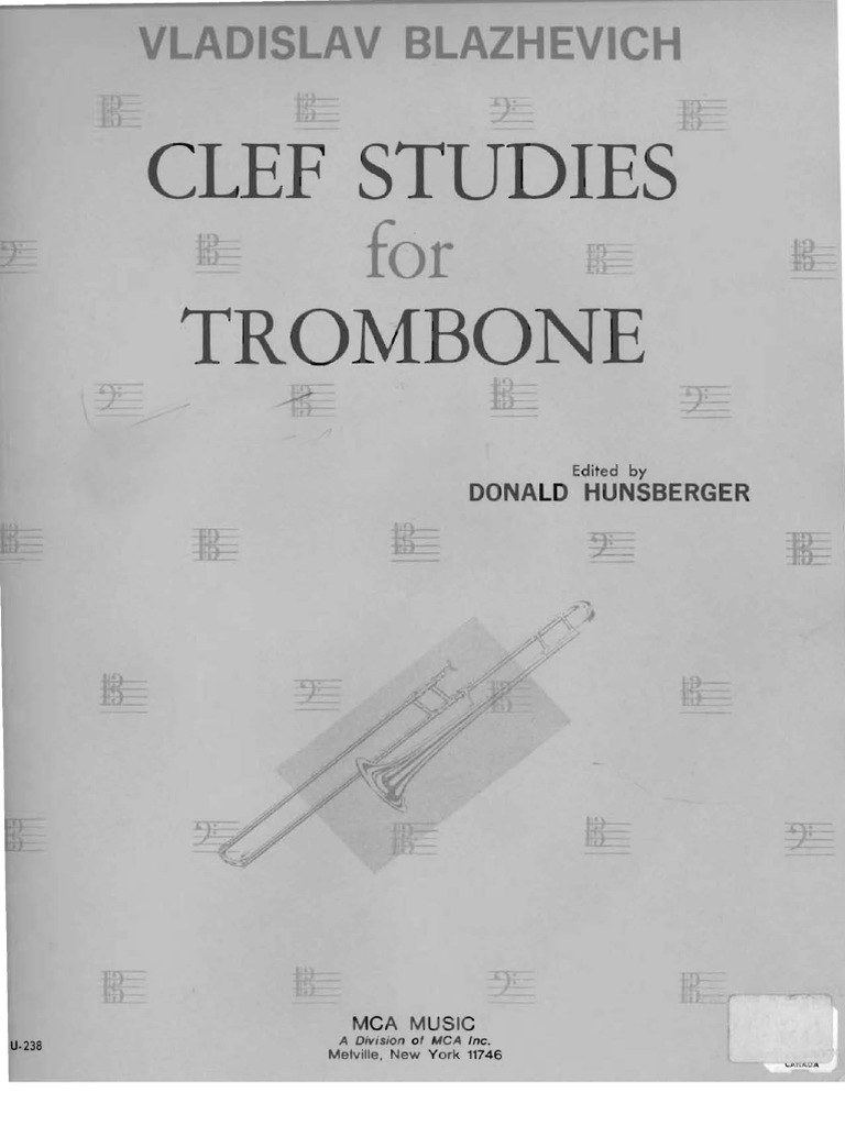 Blazhevich Clefstudiesfortrombone | PDF