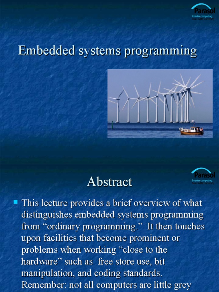 CH 3 Embedded Programming | PDF | Integer (Computer Science) | Embedded ...