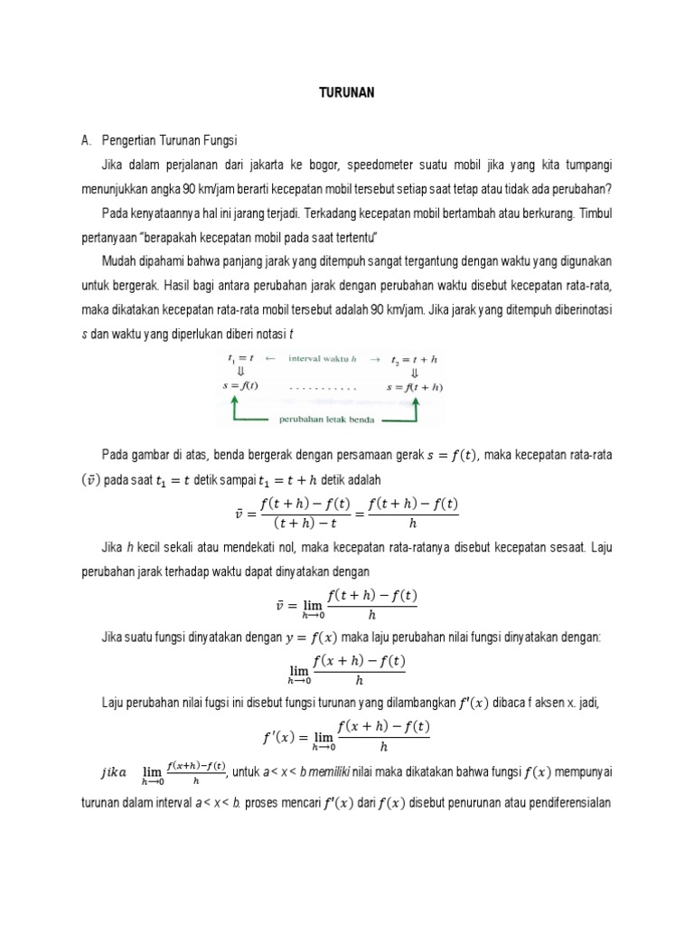 Turunan | PDF