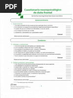 MoCA Test 8.3 Versión Mexicana | PDF | Cognición